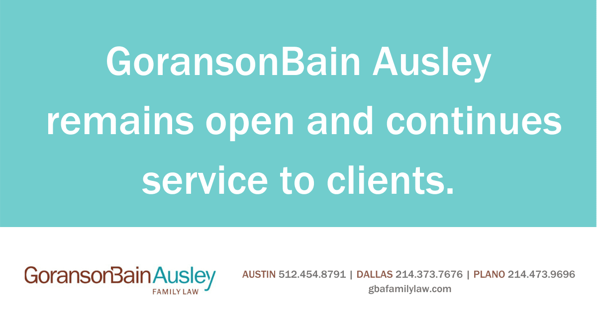 GoransonBain Ausley remains open and continues service to clients ...