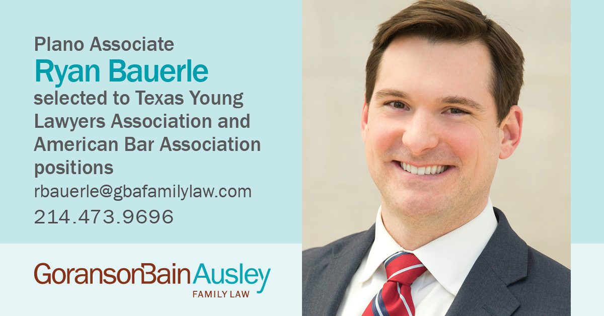 Ryan R. Bauerle selected to TYLA and ABA Leadership Positions ...