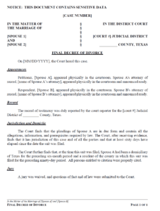 What Is a Final Divorce Decree, and How Long Does It Take To Get One?