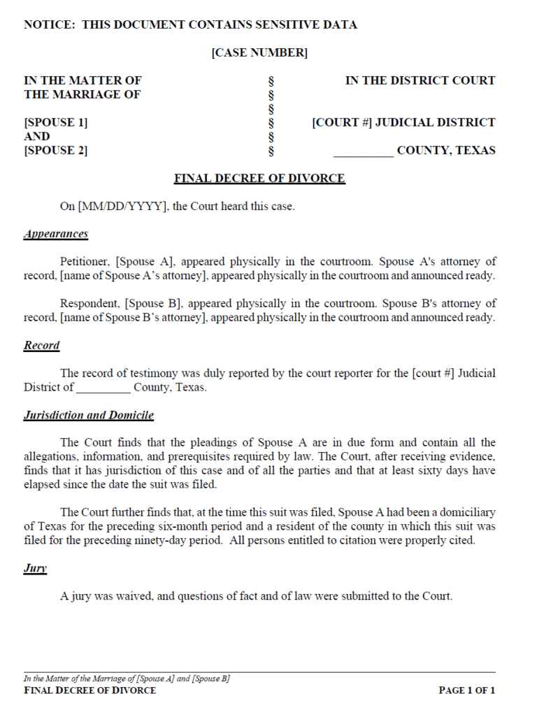 What Is a Final Divorce Decree, and How Long Does It Take To Get One?
